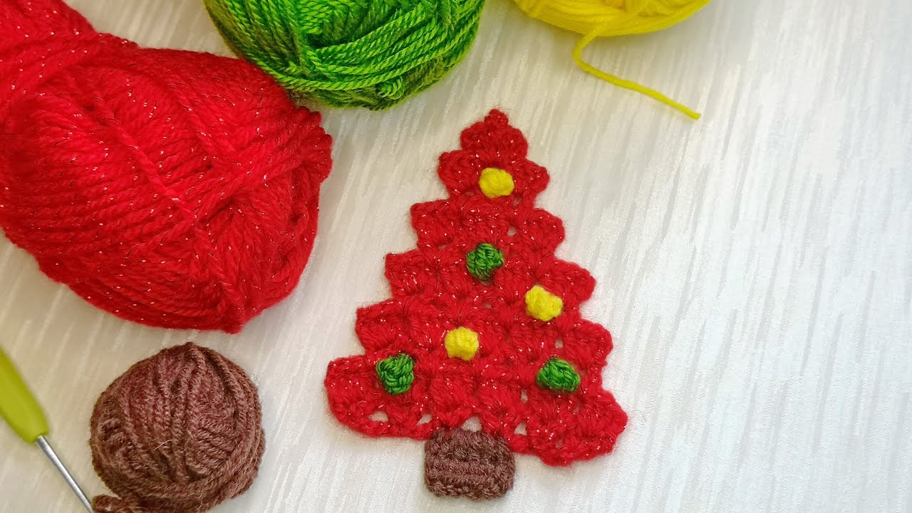 Crochet Christmas Tree for Left Handed People - YouTube