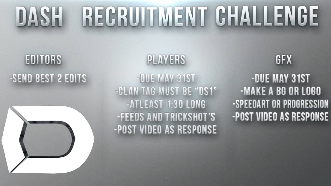 Dash recruitment challange - YouTube