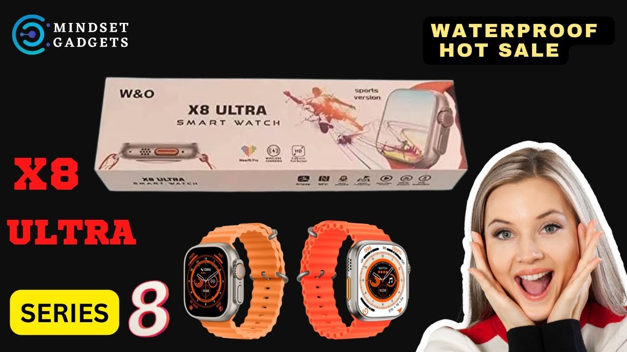 x8 ultra smartwatch | new series 8 smartwatch - YouTube