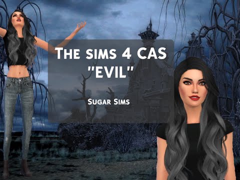 Sims 4//CAS//Evil - YouTube
