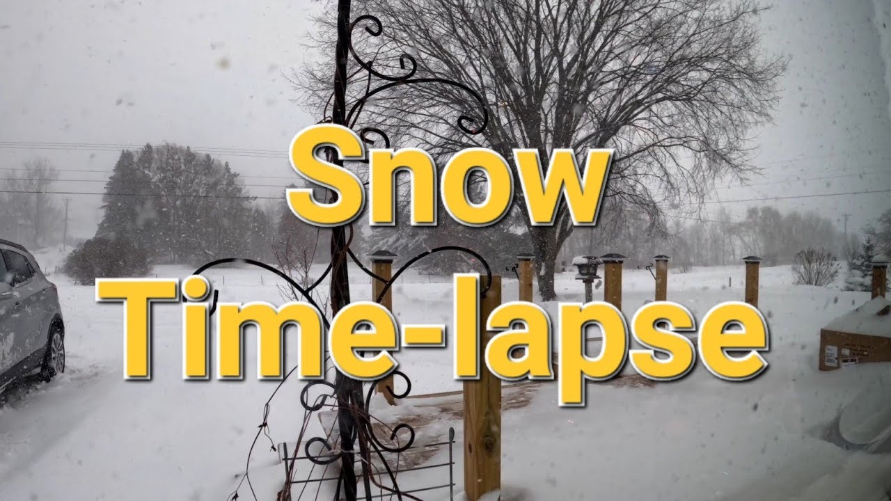 Snow Time-lapse - YouTube