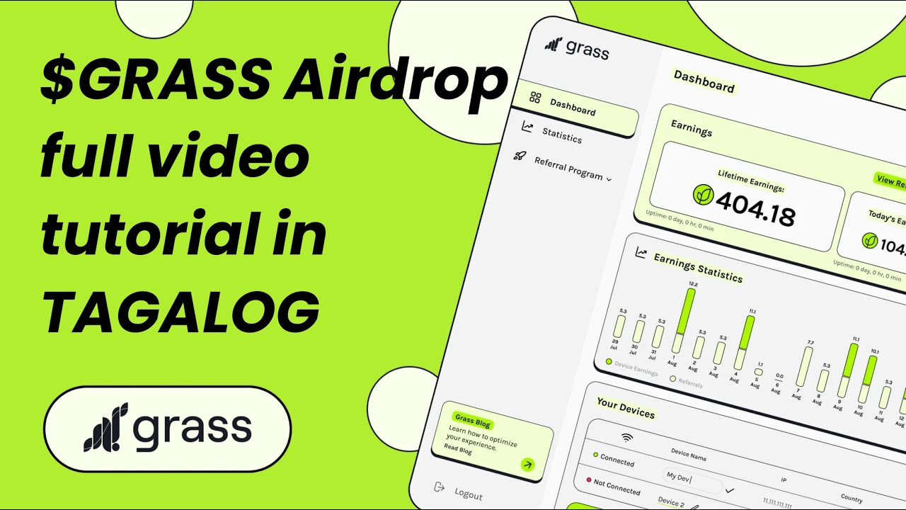 $GRASS Airdrop Farming Node Tutorial Season 2 | TAGALOG - YouTube
