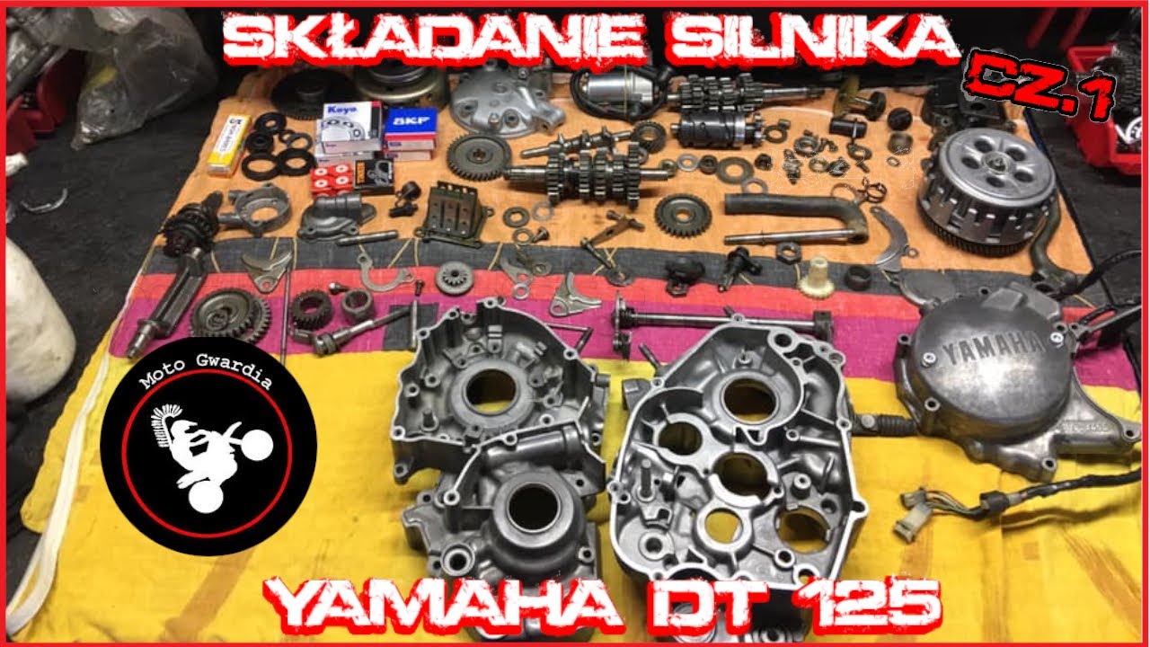 Składanie silnika Yamaha DT125R / TDR / TZR I Full Engine Rebuild PART ...