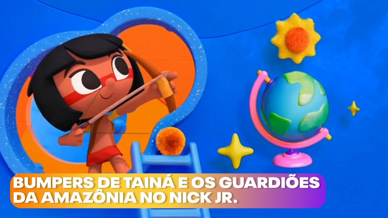 TAINÁ E OS GUARDIÕES DA AMAZÔNIA: Bumpers | Nick Jr. Brasil (GRÁFICO ...