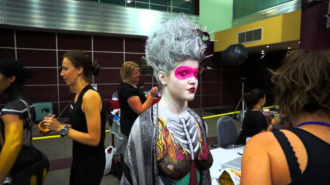 The Australian Body Art Awards 2014 Body Art Competitions in progress ...