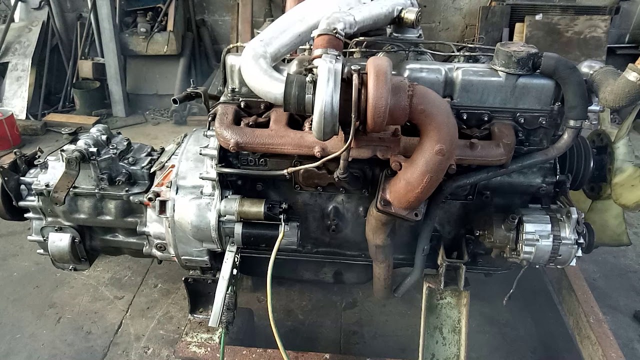 Mitsubishi 6D14 Turbo - YouTube