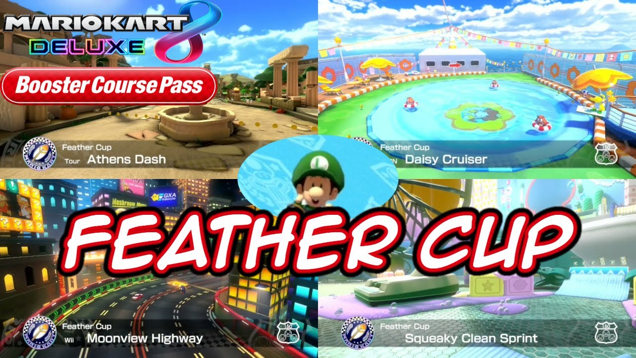 Mario Kart 8 Deluxe Booster Course - 150cc - Feather Cup - YouTube