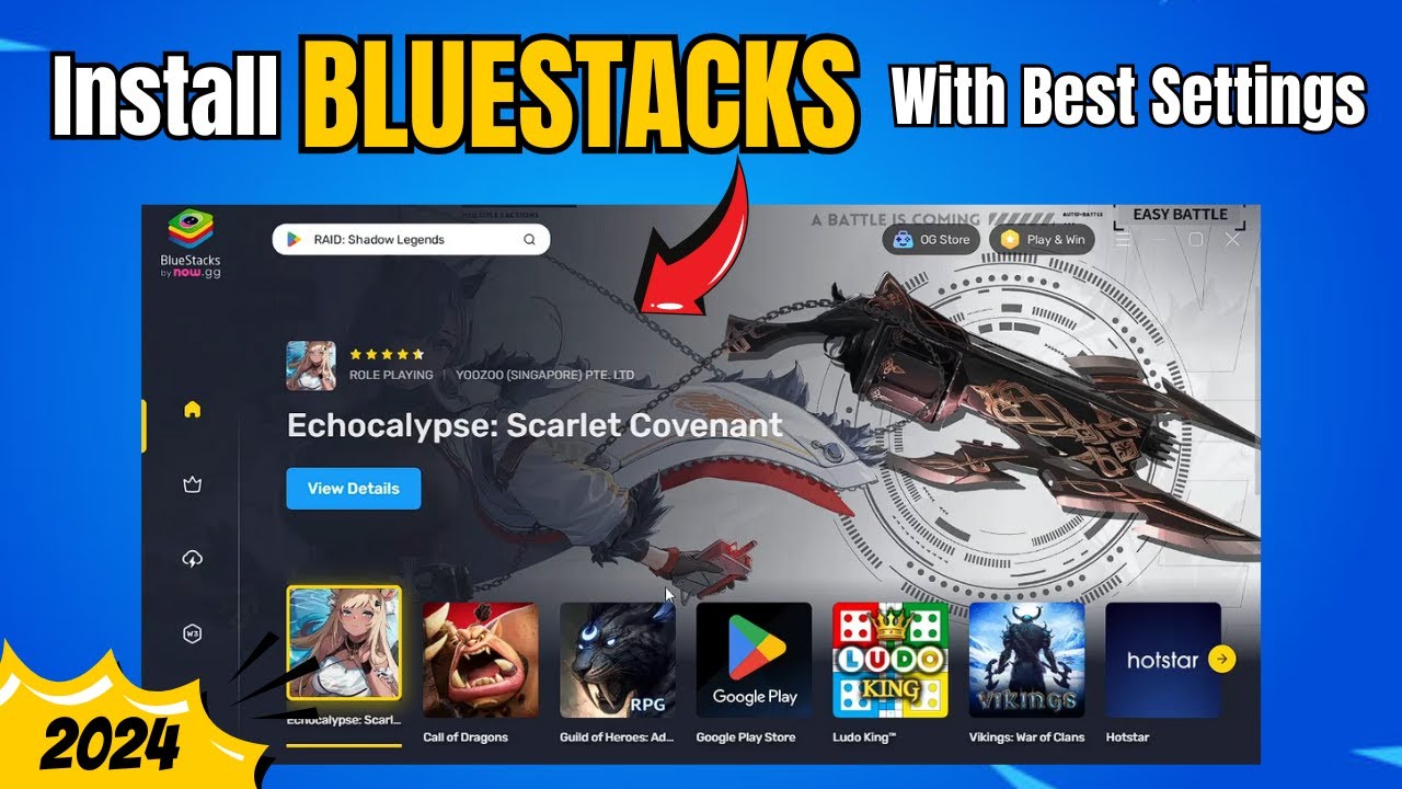 How to Install BLUESTACKS on Windows 10/11 (With Best Settings) 2024 ...