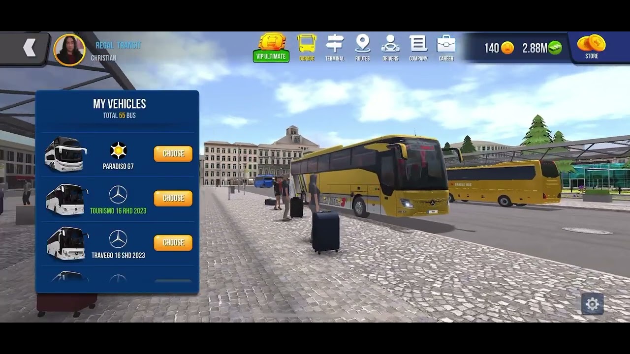 Bus Simulator: Ultimate (Custom Skin - Mercedes-Benz Tourismo 16 RHD ...