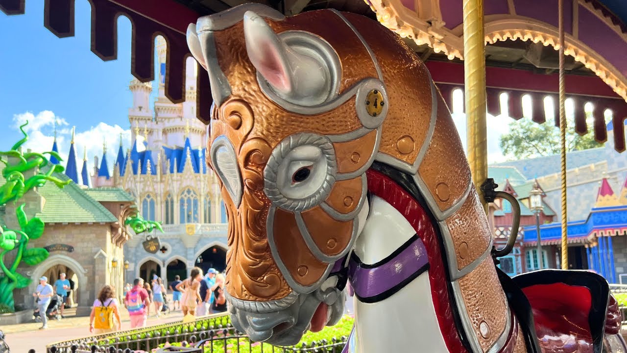 Disney World Prince Charming Regal Carrousel | Magic Kingdom Ride POV ...