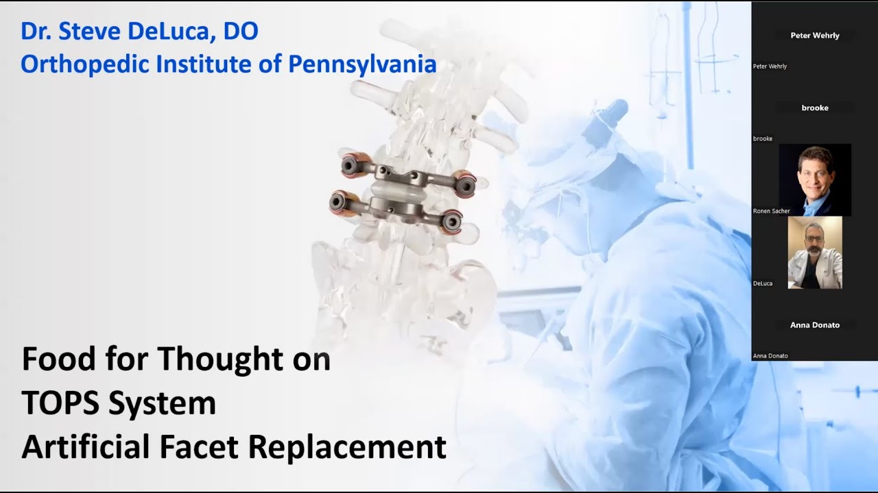 Dr. Steven DeLuca - Food For Thought on TOPS™ Webinar - YouTube