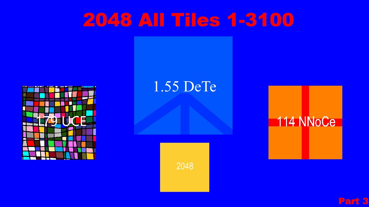 2048 All Tiles 1-3100 (CNAG's Remix) - YouTube
