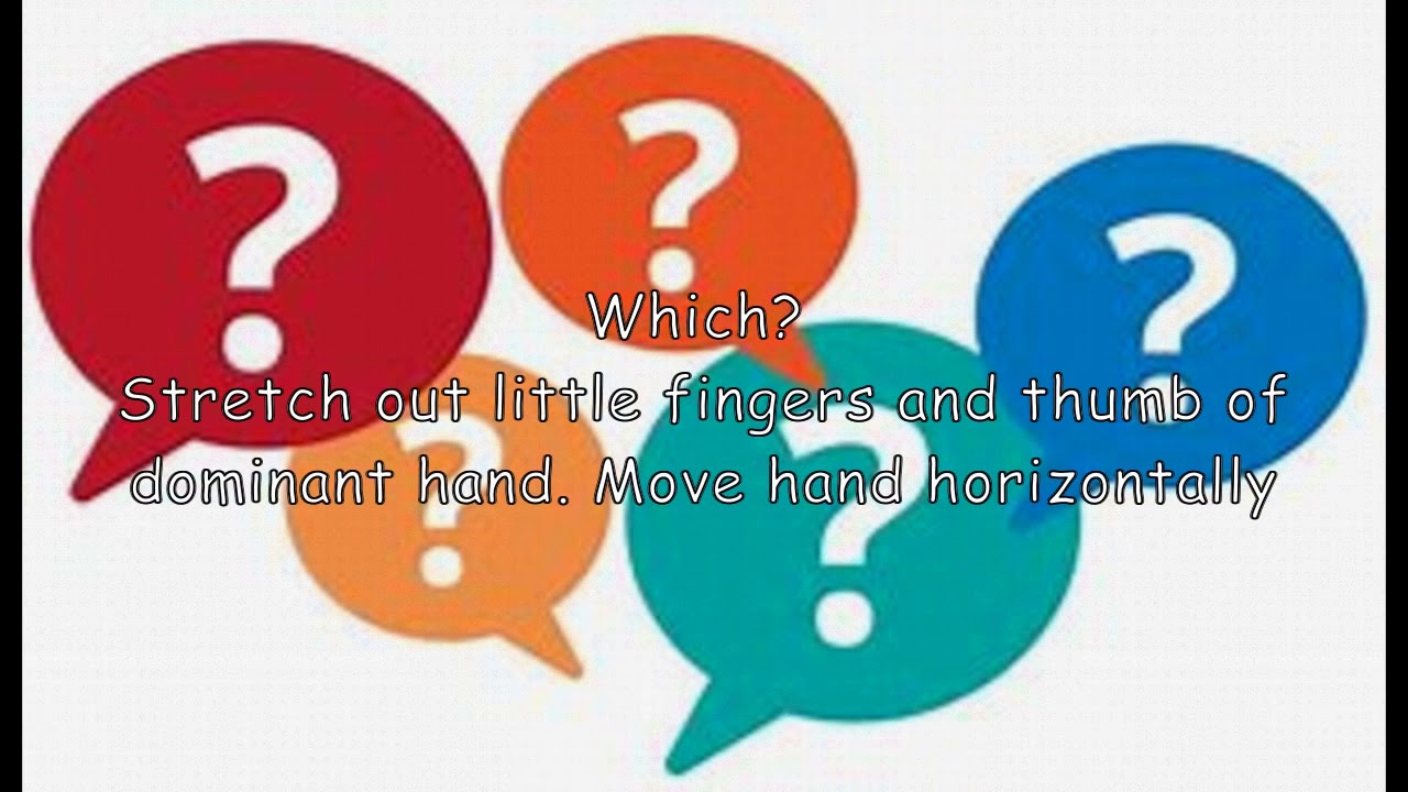Makaton - Questions - YouTube