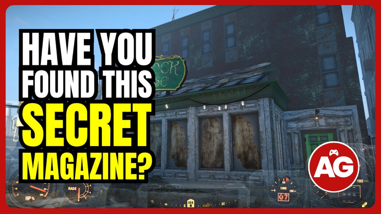 Fallout 4: How To Find The The Shamrock Taphouse Magazine - YouTube