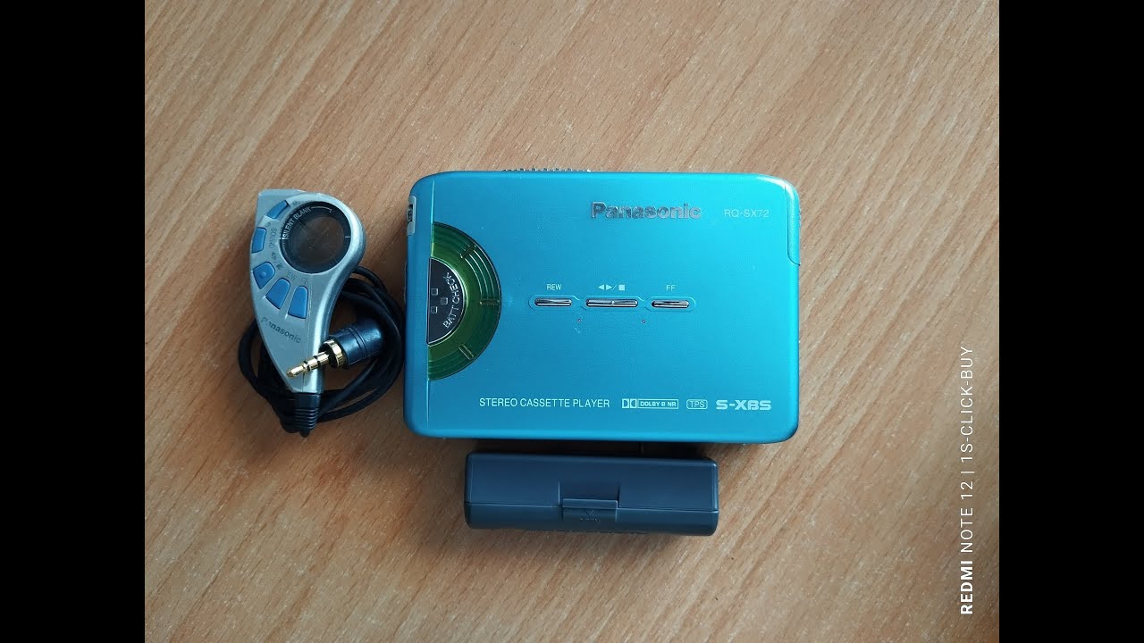 Panasonic Walkman Cassette player RQ SX 72 Light green Máy nghe nhạc ...