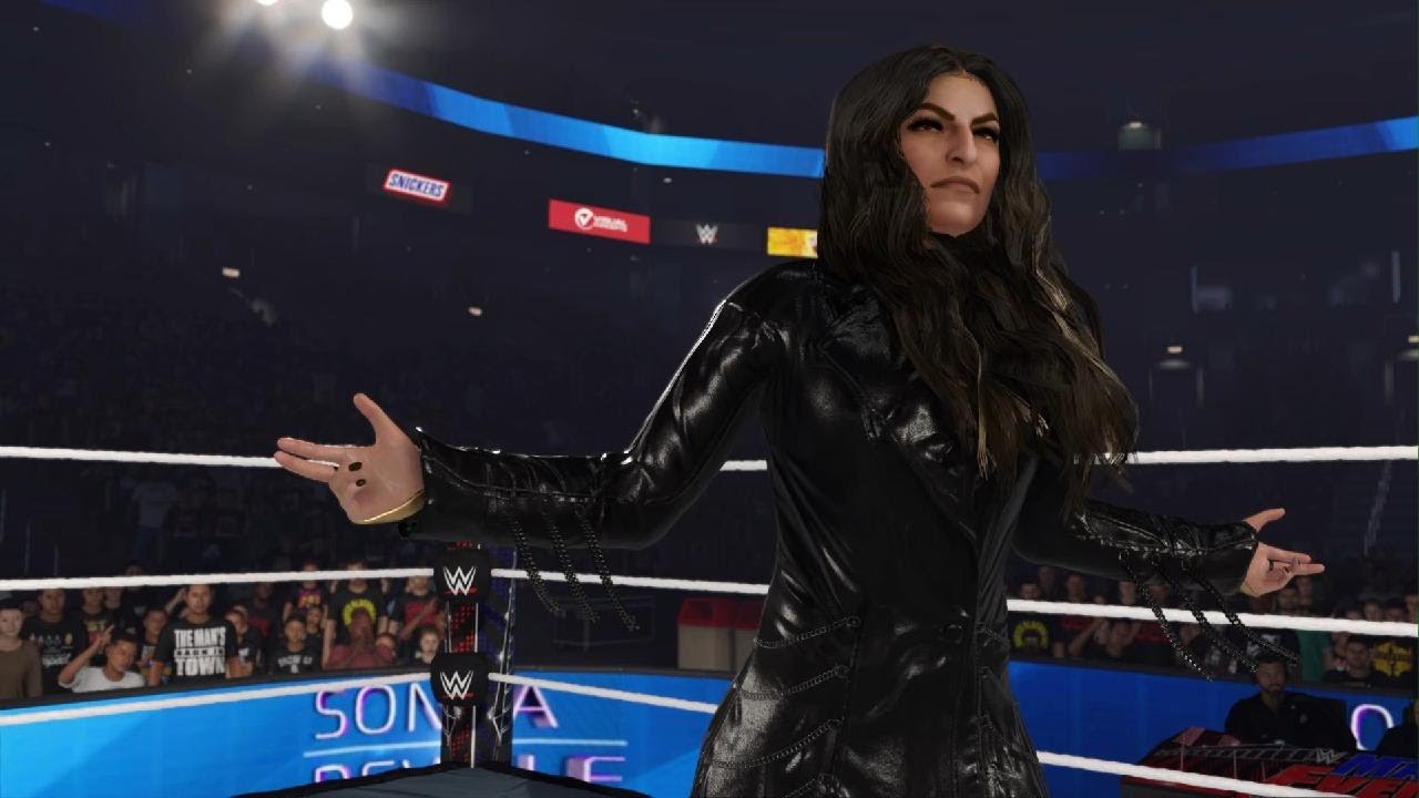 WWE 2K24 - Sonya Deville VS Nikki Cross VS Cora Jade - YouTube