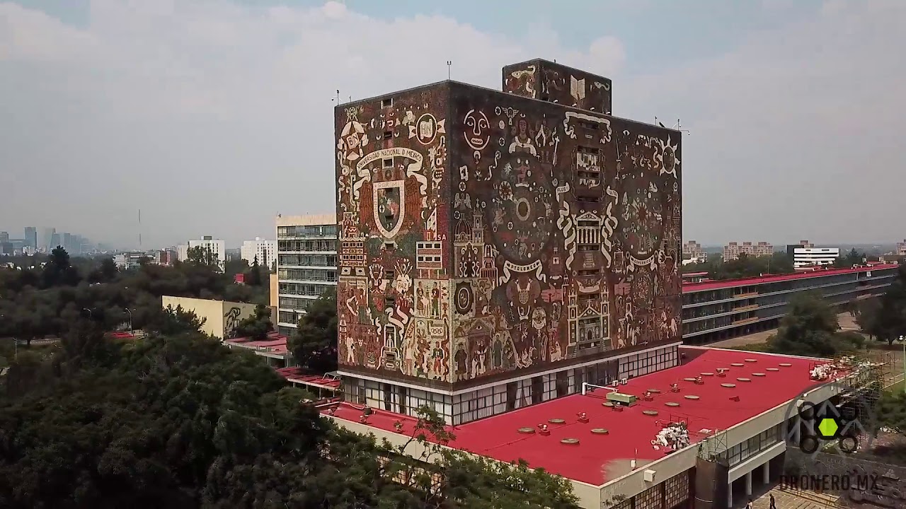 Biblioteca Central, Campus CU, UNAM, CDMX. - YouTube