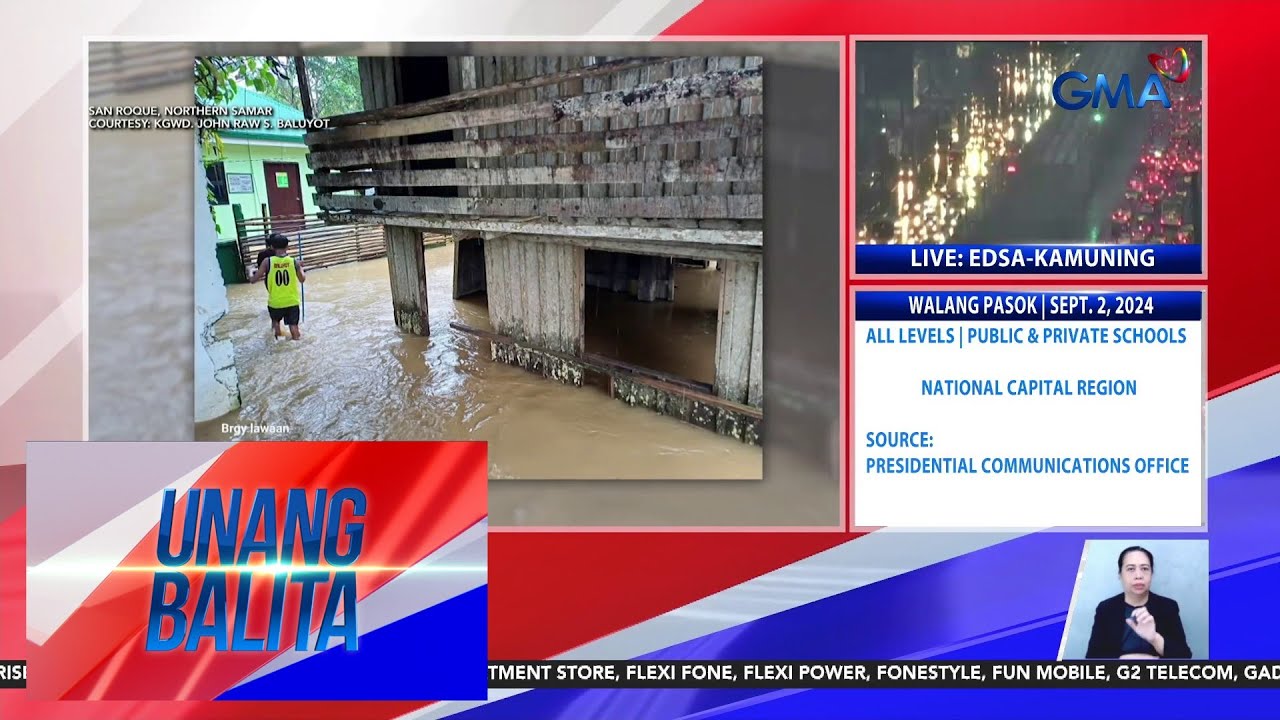 Malawakang baha, naranasan sa ilang bahagi ng Samar provinces | Unang ...