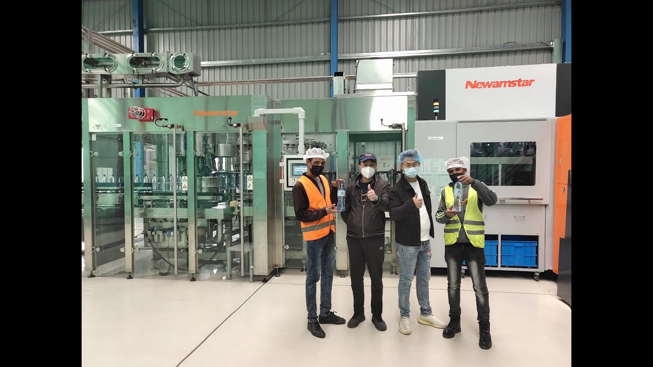 Newamstar-Dega Water-24000BPH Water Combi Line - YouTube