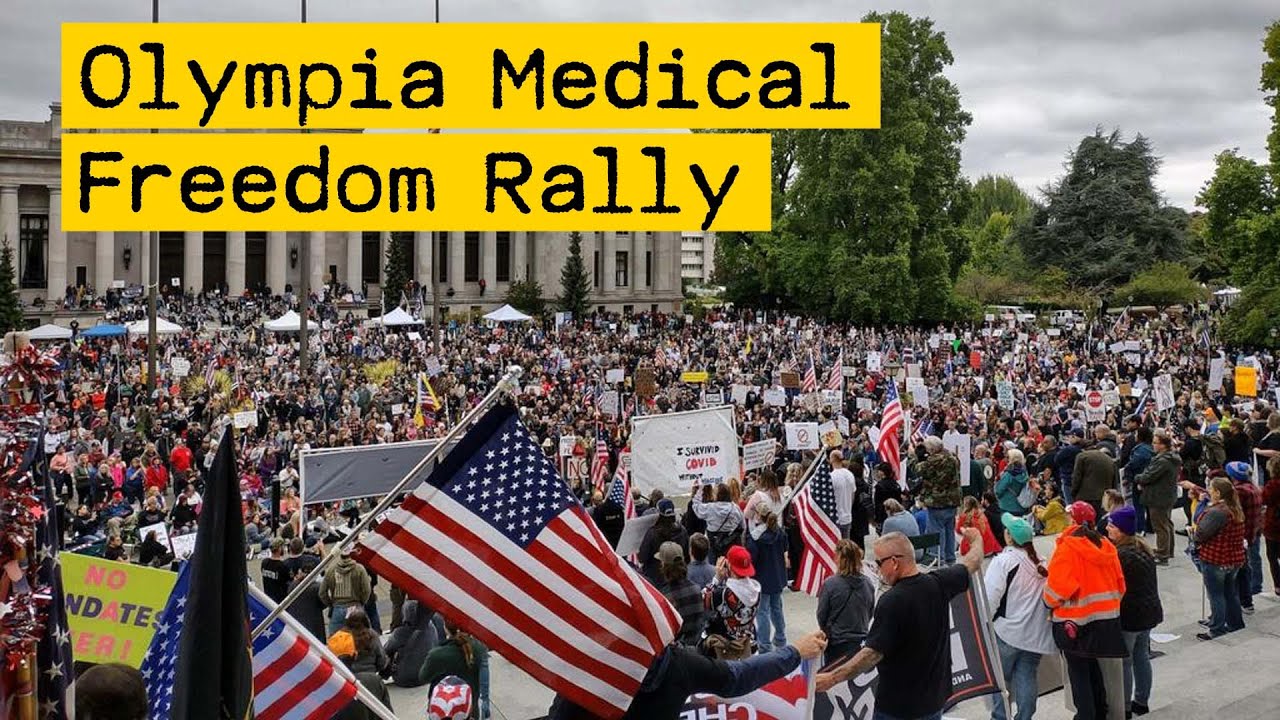 Report from the Olympia Medical Freedom Rally - Olympia Capitol - Oct 3 ...