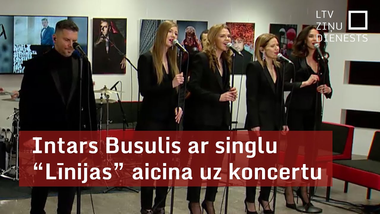 Intars Busulis ar singlu “Līnijas” aicina uz koncertu - YouTube