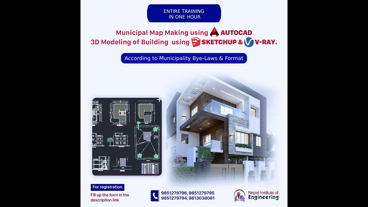 Training Video on Municipal Map Making using AutoCAD & 3D Modeling of ...