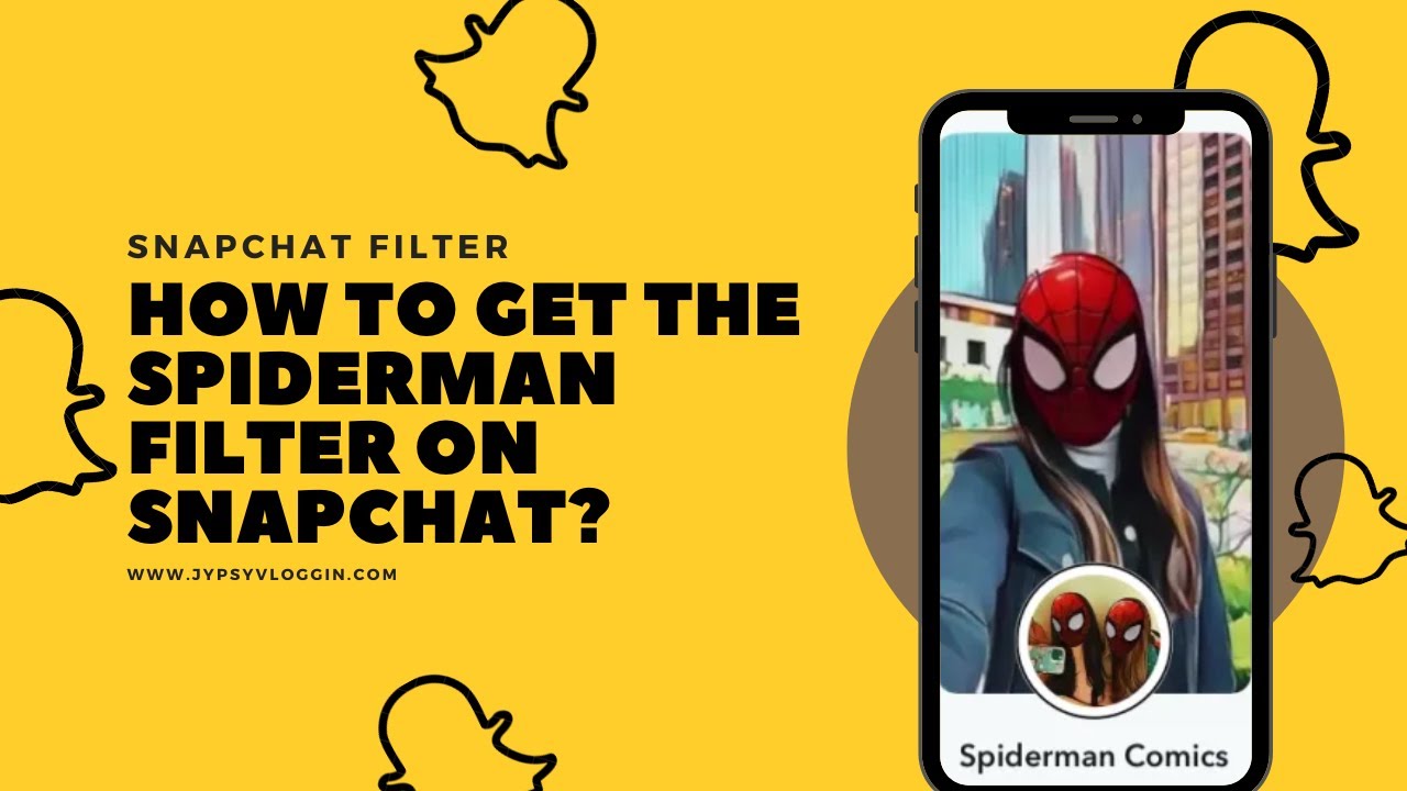 How to get the spiderman filter on Snapchat? - YouTube