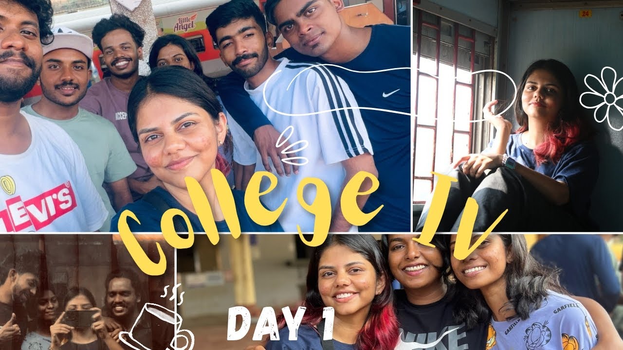 college iv | Day 1 #vlog #day #college #trip #friends #vlogger # ...