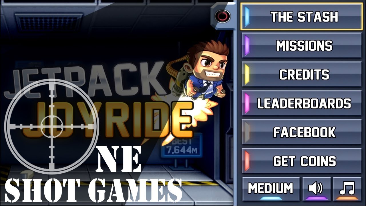 One Shot Games: Jetpack Joyride - YouTube