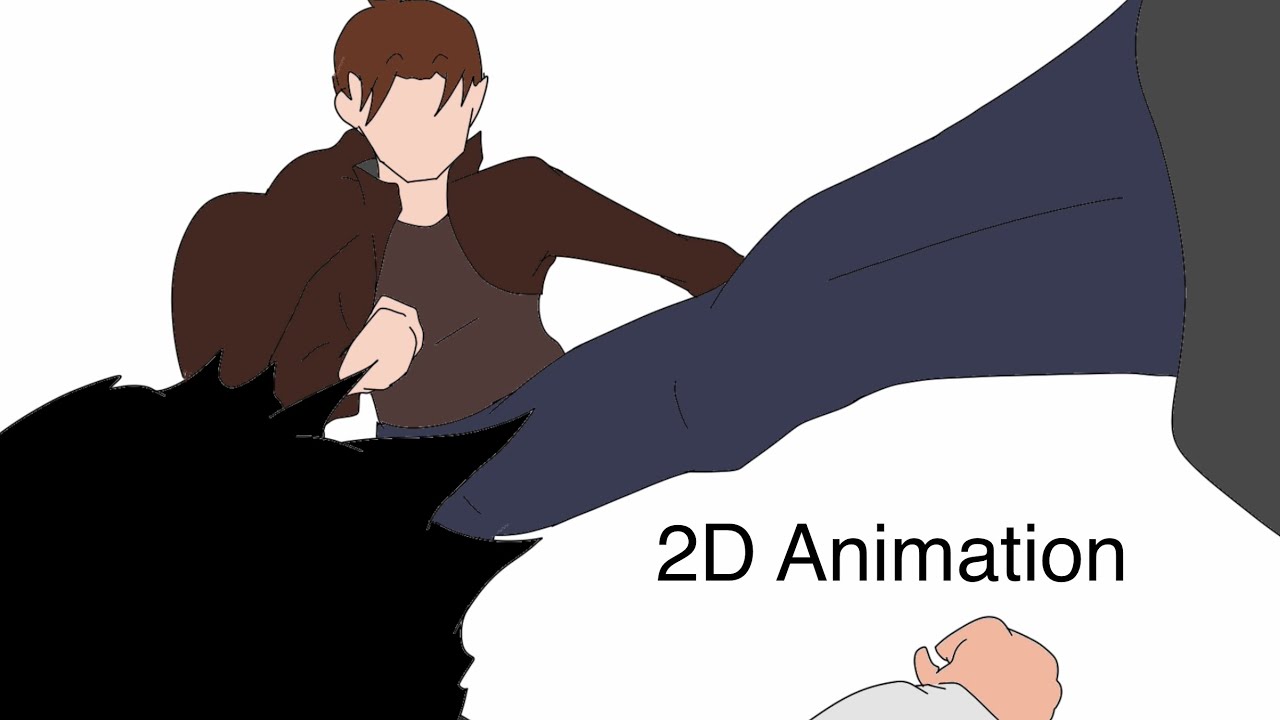 2D action animation - YouTube
