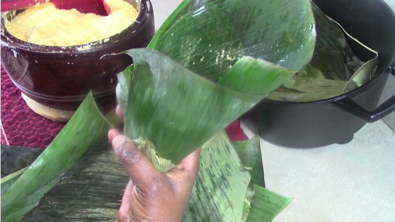 Kouakoukou a l'huile rouge ou Macabo rape| comment cuisiner le macabo ...