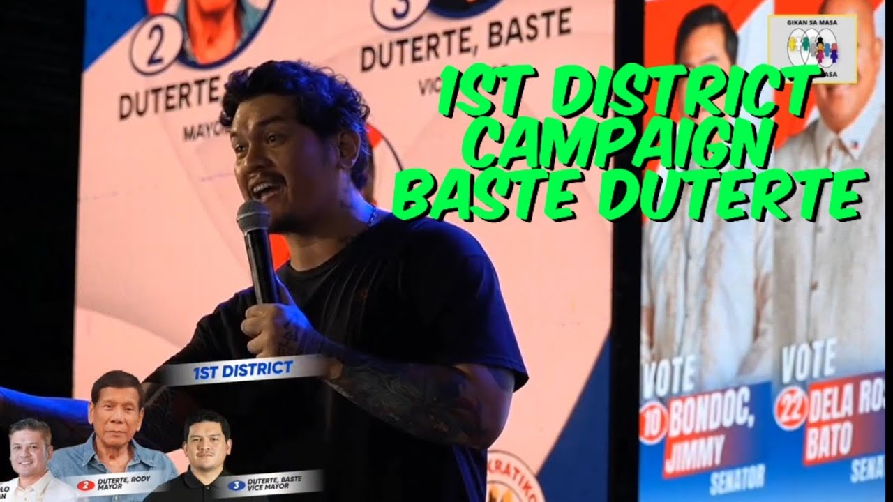 FIRST DISTRICT HUGPONG CAMPAIGN RALLY | TEAM DUTERTE TEAM PDP LABAN ...
