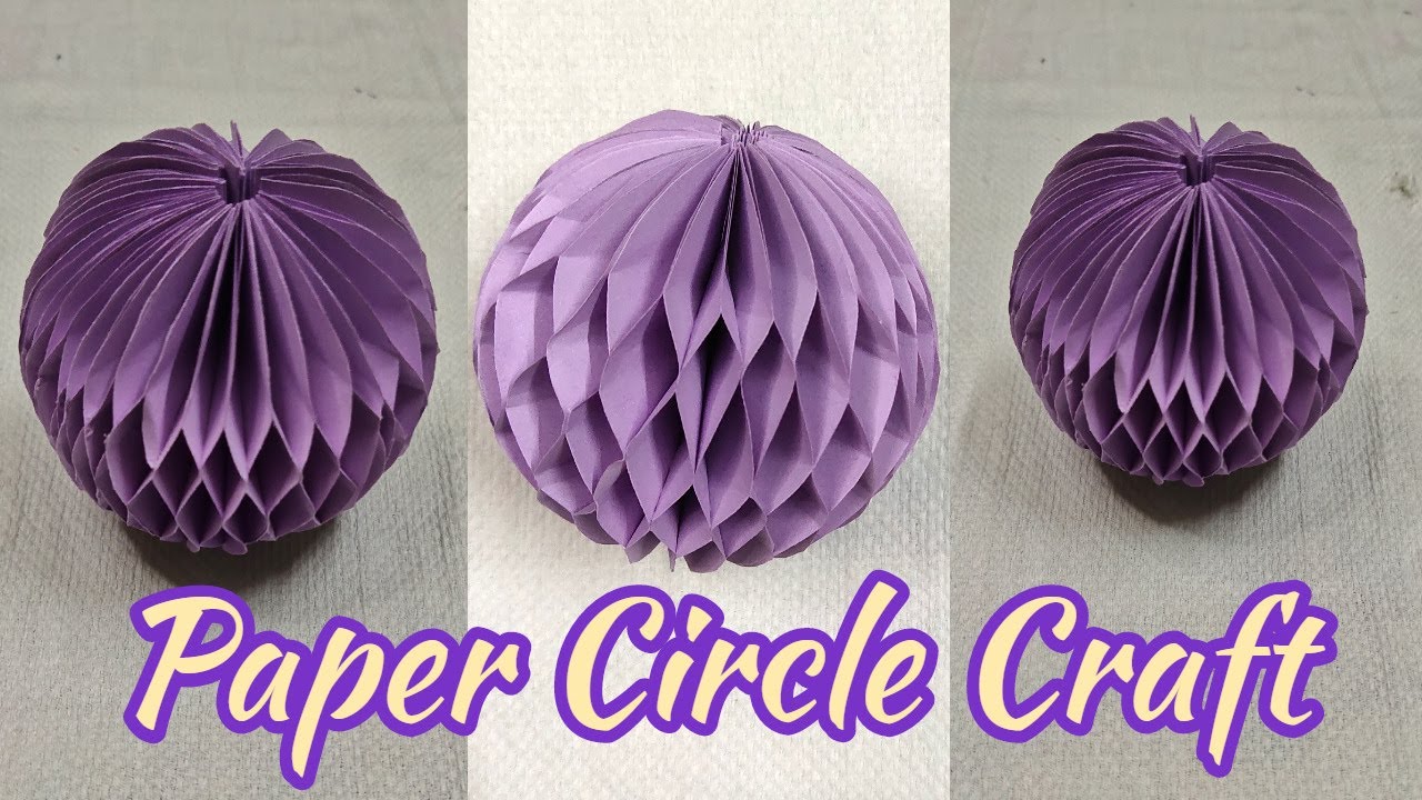 Paper Circle Craft | Room Decoration | DIY Tutorial Recap | LIVE [🔴 ...