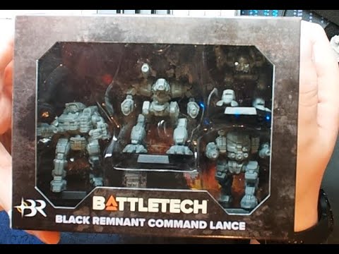 Battletech: Black Remnant Command Lance Unboxing - YouTube