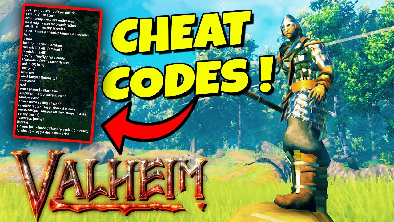 VALHEIM CHEATS! - How to Use Cheats and Console Commands in Valheim ...