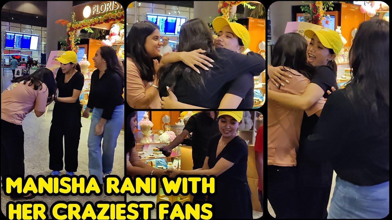 Manisha Rani Craziest Fans And Her Sweetest and Lovely Gesture With ...