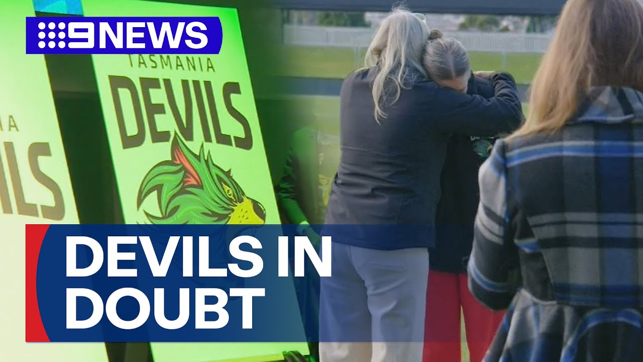 Tasmania Devils AFL team thrown into doubt | 9 News Australia - YouTube