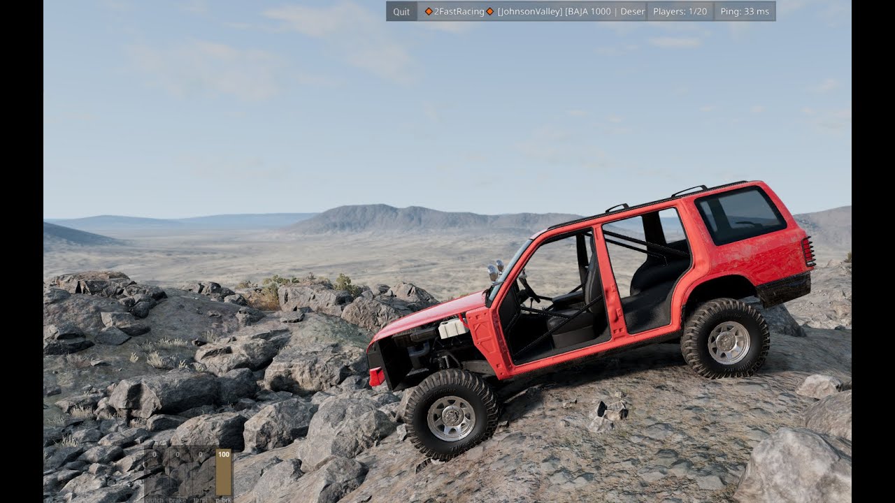 Beamng Johnson Valley Explorer 6.0 Powerstroke Crawl - YouTube