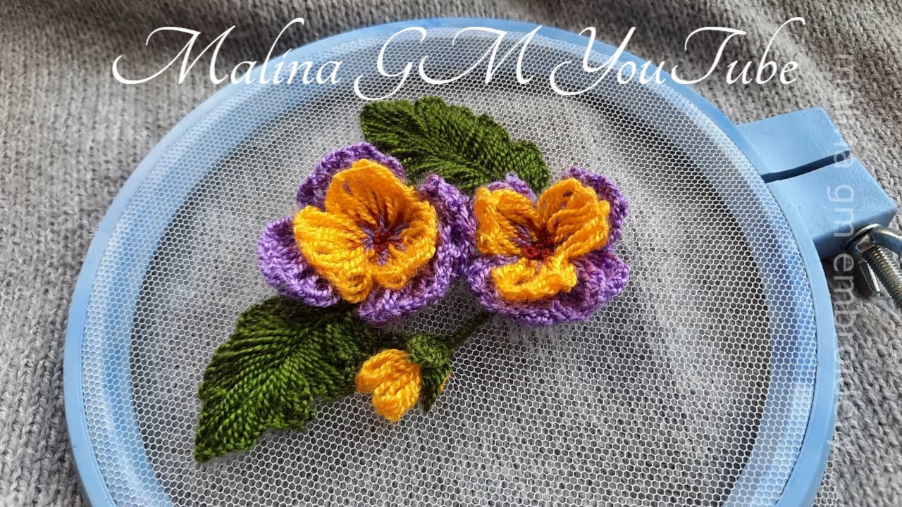 How to Embroider a Leaf Stumpwork Hand Embroidery - YouTube