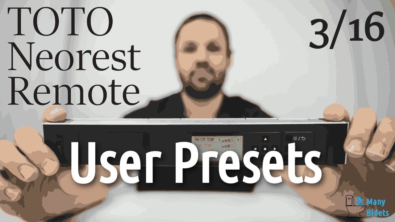 Personalize your TOTO Neorest remote options - YouTube