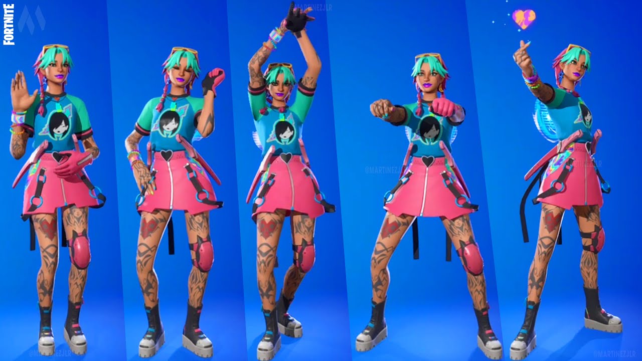 TOP Mejores Bailes Skin SELENE Fortnite | Top Emotes & Dances Skin ...