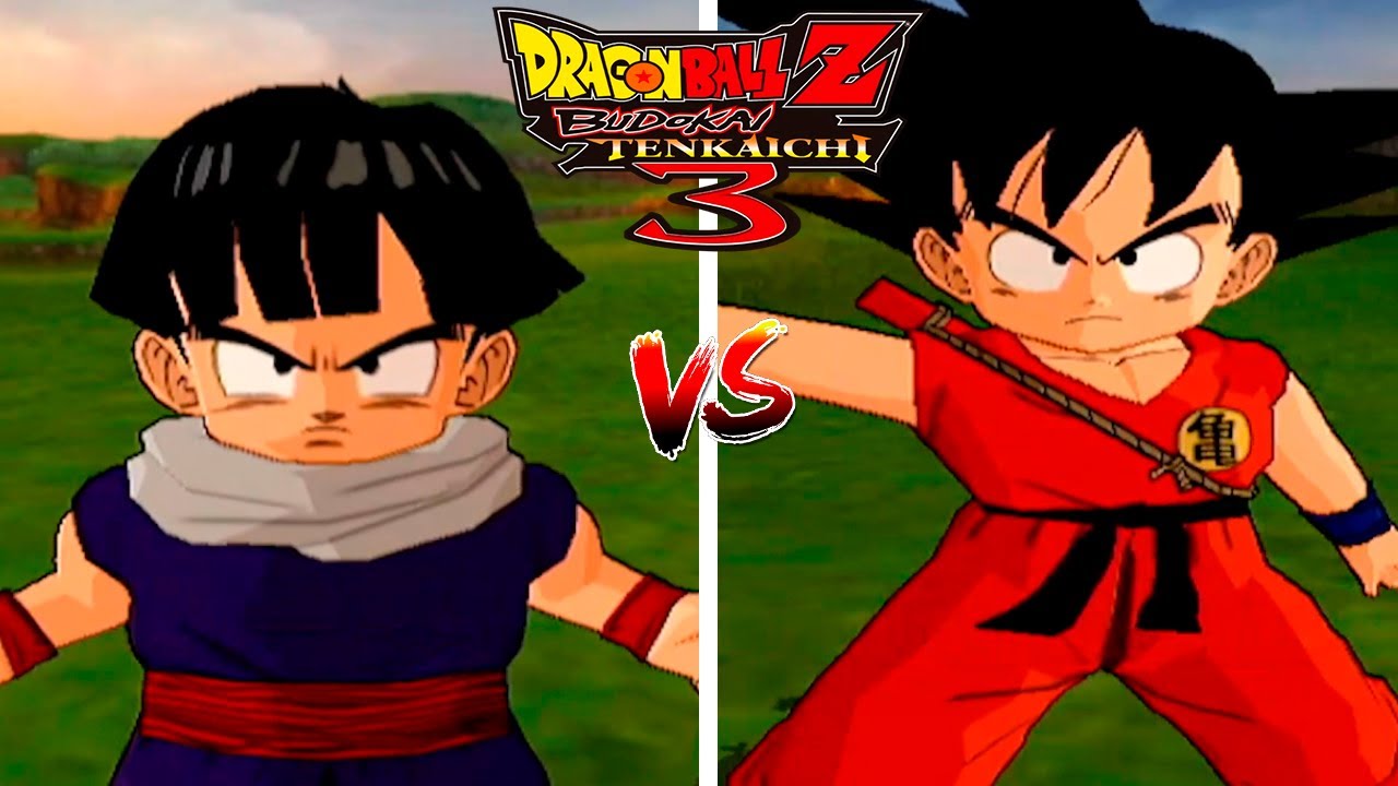Gohan Kid Vs Goku Kid | Batalha Zuada | Dragon Ball Budokai Tenkaichi 3 ...