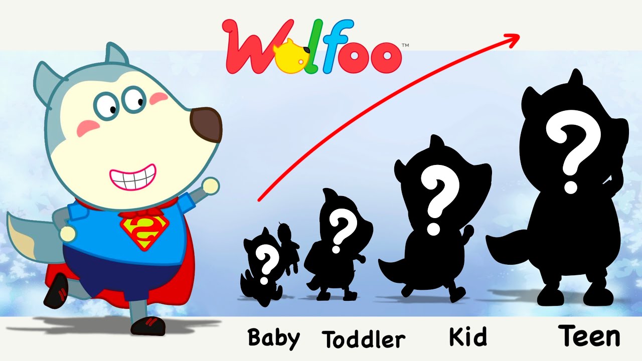 Wolfoo Amazing Transformation from Childhood to Old Age | Cartoon Wow ...