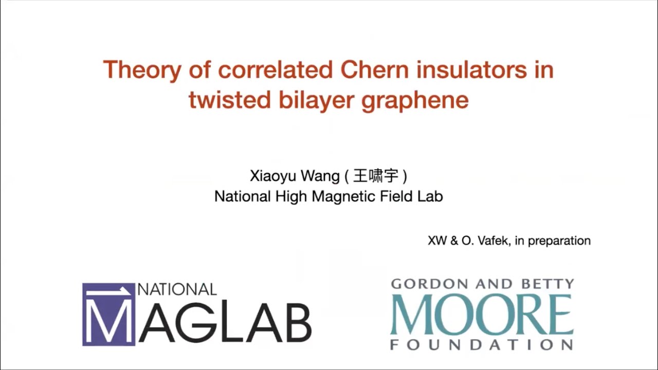 Xiaoyu Wang - Theory of correlated Chern insulators in twisted bilayer ...