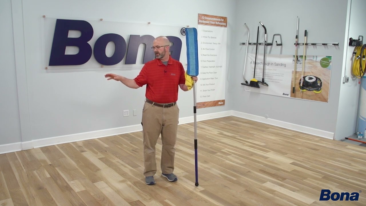 Bona Training: Waterborne Finishes - Tacking Between Coats - YouTube