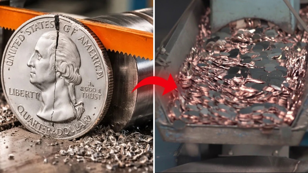 How Coins Are Made - Inside U-S Biggest Factory ! - YouTube