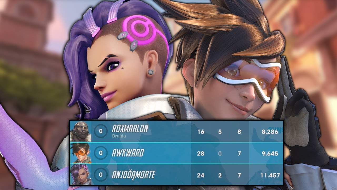 TRACER + SOMBRA = VITÓRIA c/ @ceyfeyro - Overwatch 2 - YouTube