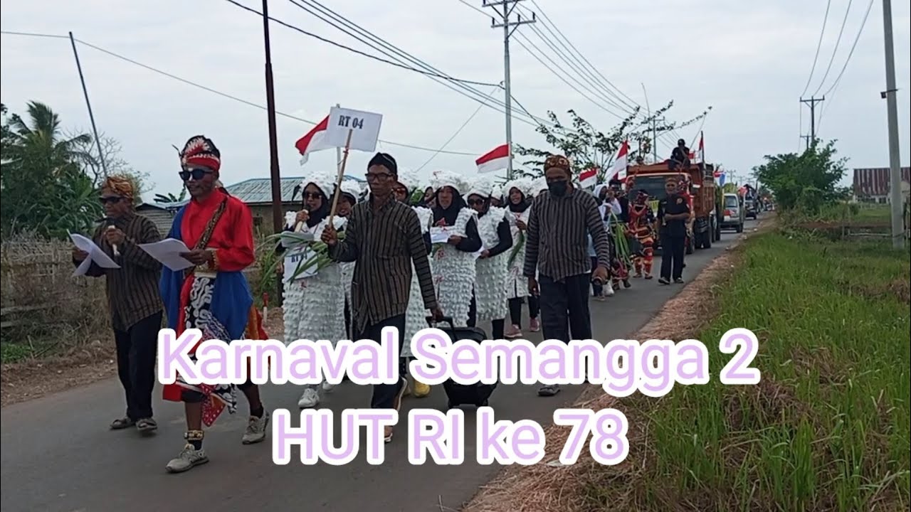 Karnaval Semangga 2 Merauke || HUT RI ke 78 - YouTube