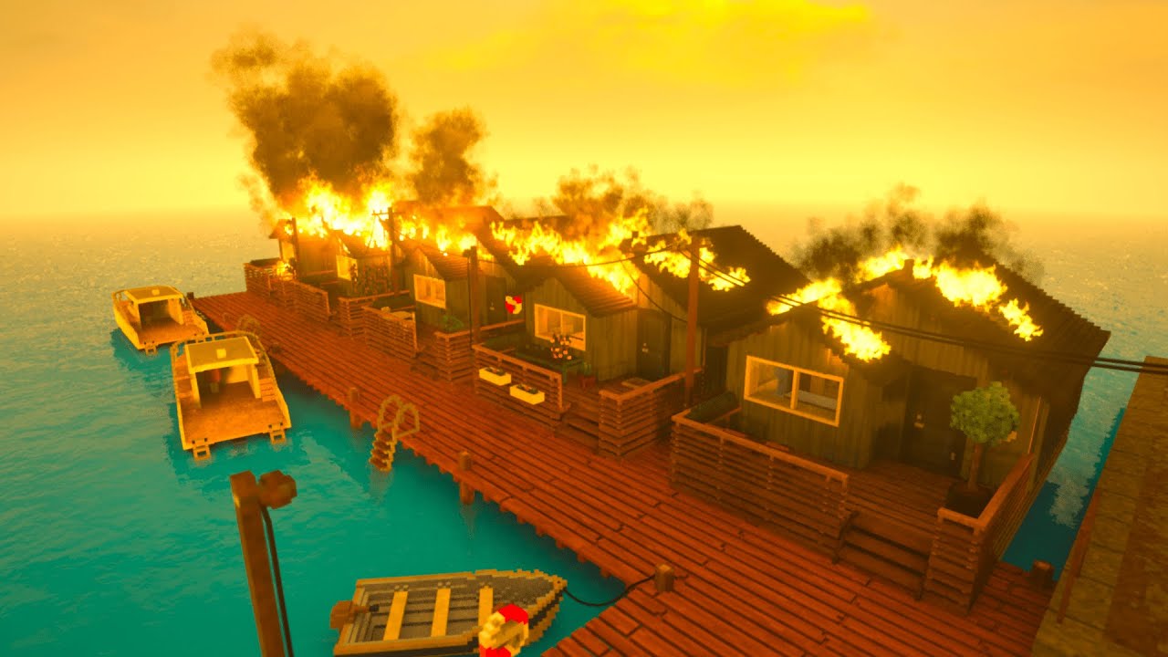 Beach Houses on Fire in Teardown! 🌊🔥 Epic Chaos Unleashed - YouTube