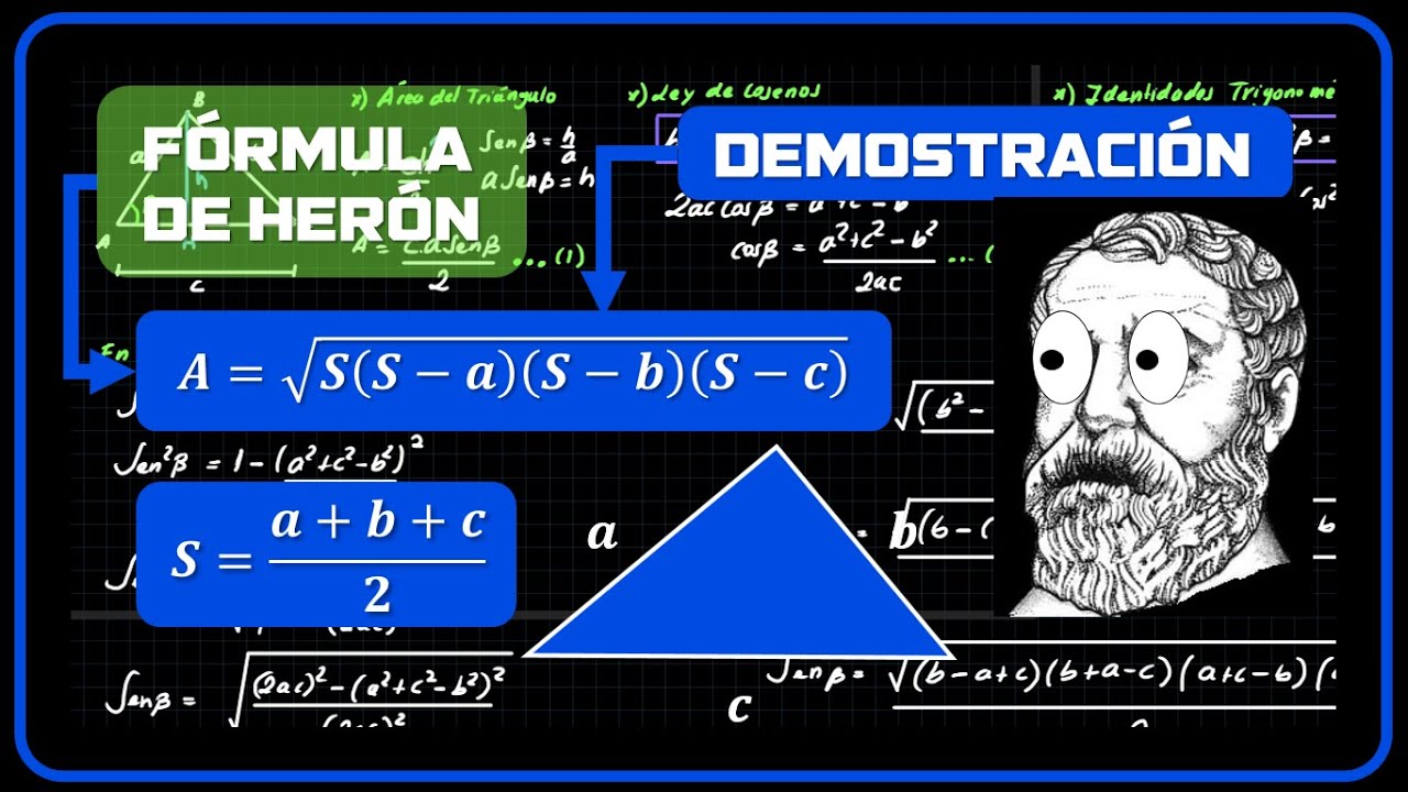Demostración de la Fórmula de Herón - YouTube
